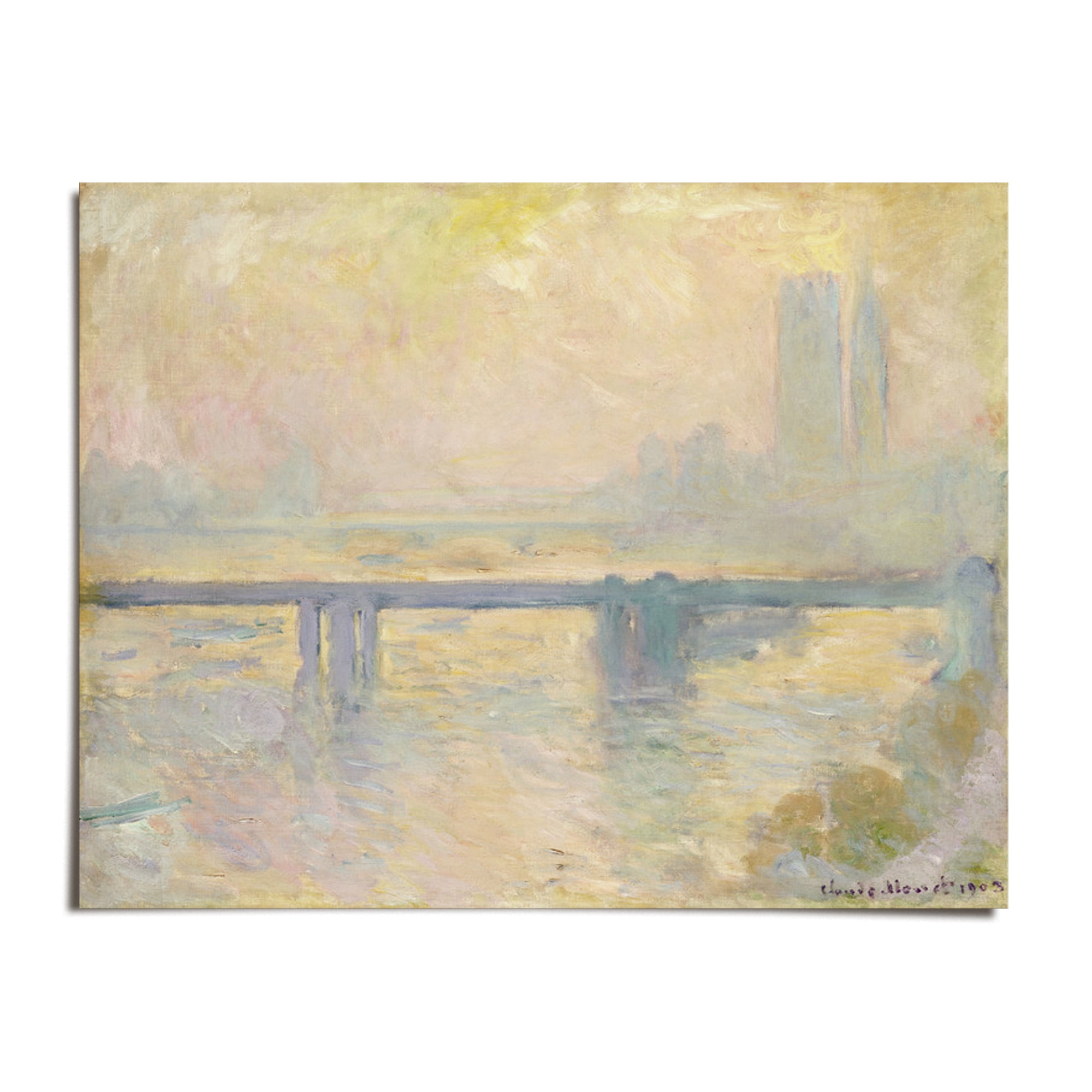 Fog, 1872 - Claude Monet - 10x12 - Wall Art Print - UNFRAMED - Walmart.com