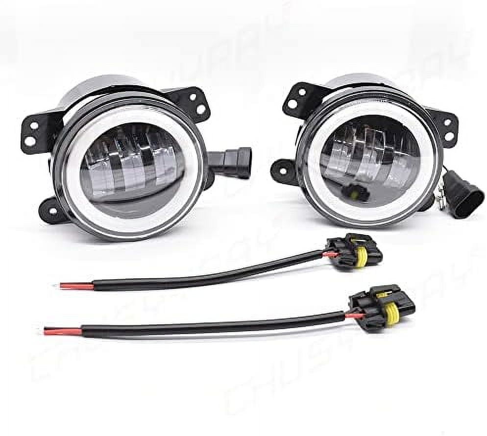 Fog Light Assembly Compatible for Jeep Wrangler JL Gladiator JT Fog Light 2018 2019 2020 2021 ...