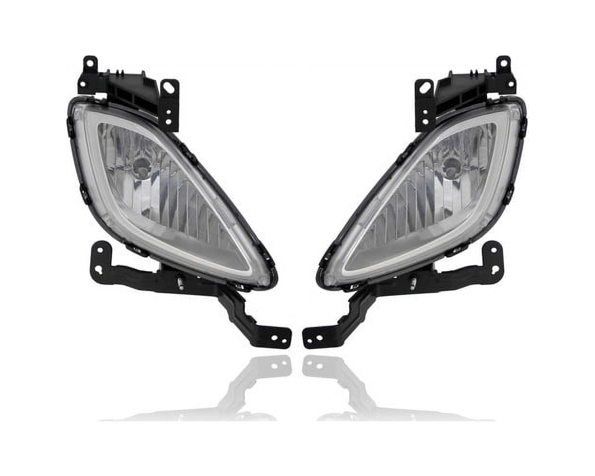 Fog Light Assembly - Compatible/Replacement for '11-13 Hyundai Elantra ...