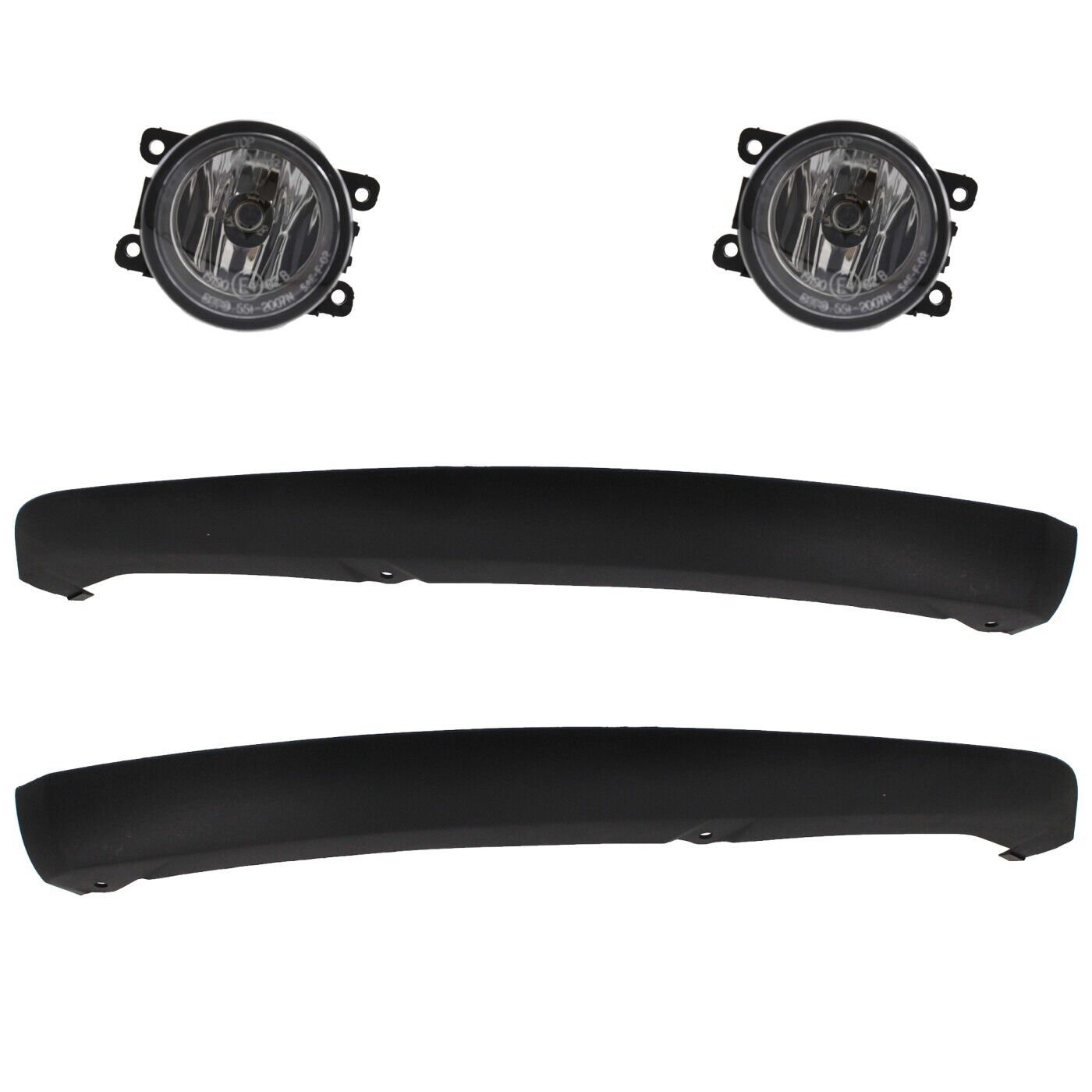 Fog Light Kit For 12-14 For Ford For Focus - Driver & Passenger Side ...