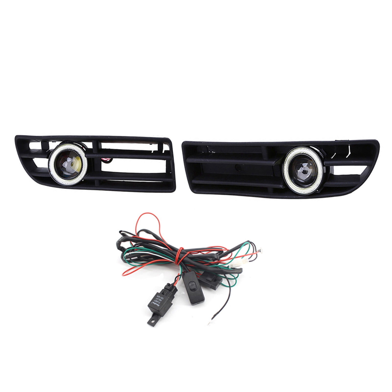 Fog Light LED Front Bumper Grille DRL Lamp Part Replacement For VW ...