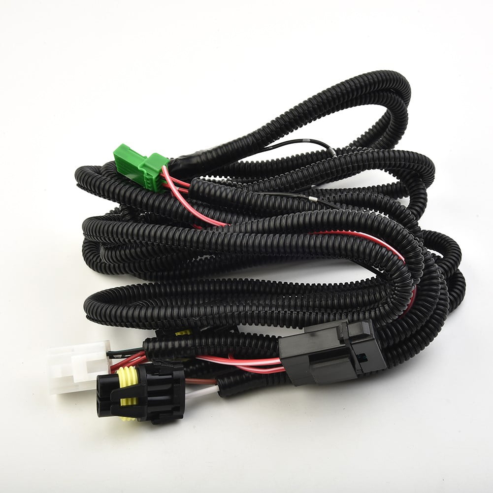 Fog Light Lamps Wiring Harness Socket Wire Connector 12V 40A Relay LED ...