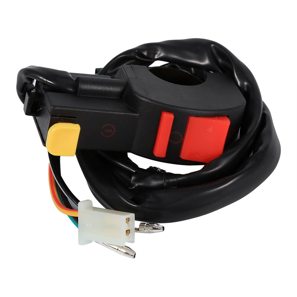 Fog Light Switch 7/8" Handlebar ON/OFF Button Headlamp Horn Flameout ...