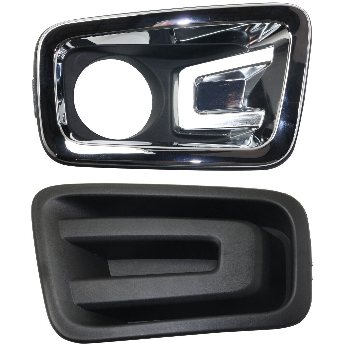 Fog Light Trim Set For 2017-2019 For Nissan Titan 16-19 Titan Xd Crew ...