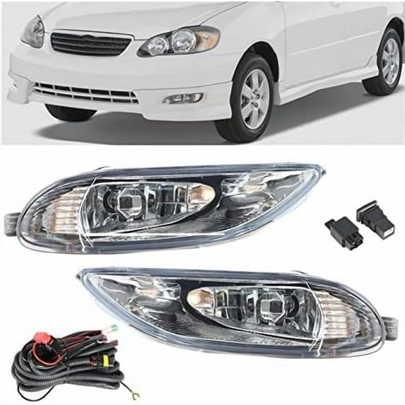 Fog Lights Assembly Replacement for Corolla 2005-2008 Driving Fog Lamps ...