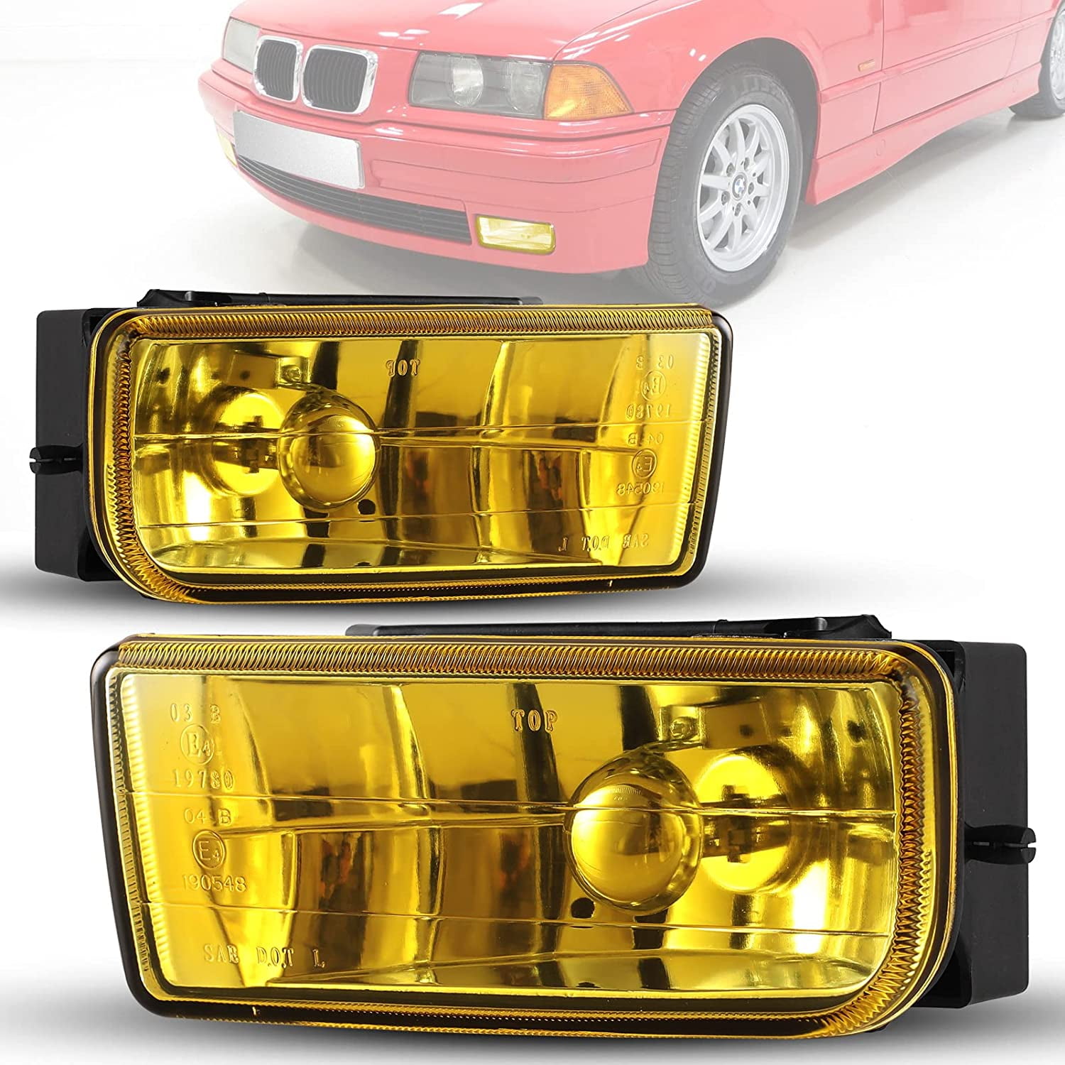 Fog Lights Compatible with M3 (E36) 3 Series 1992-1999 Fog Lamps ...