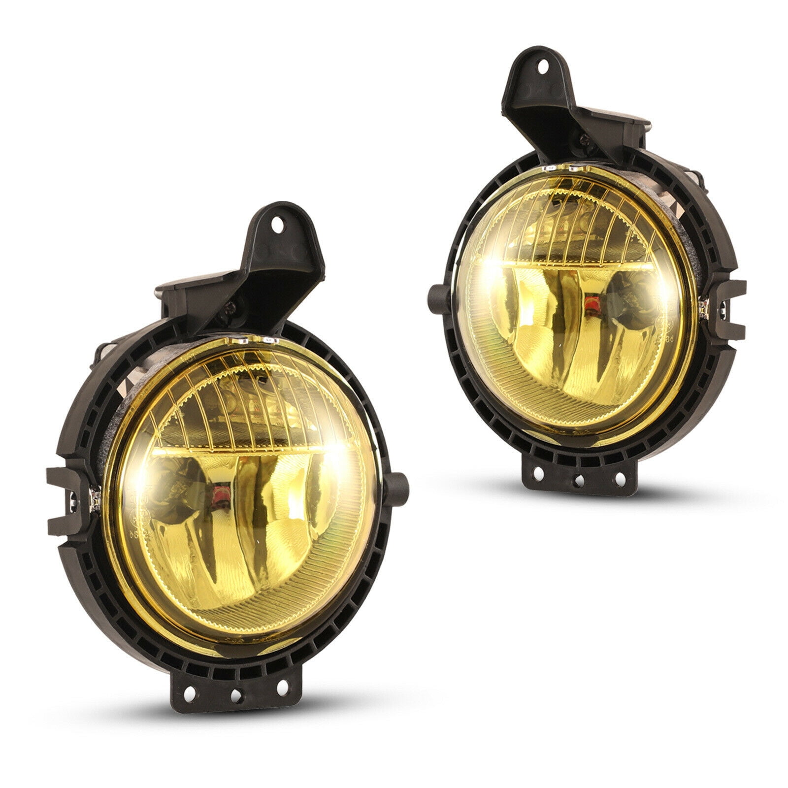 OEM Fog Lights for 2007-2015 Mini Cooper, Yellow Lens Front Bumper ...