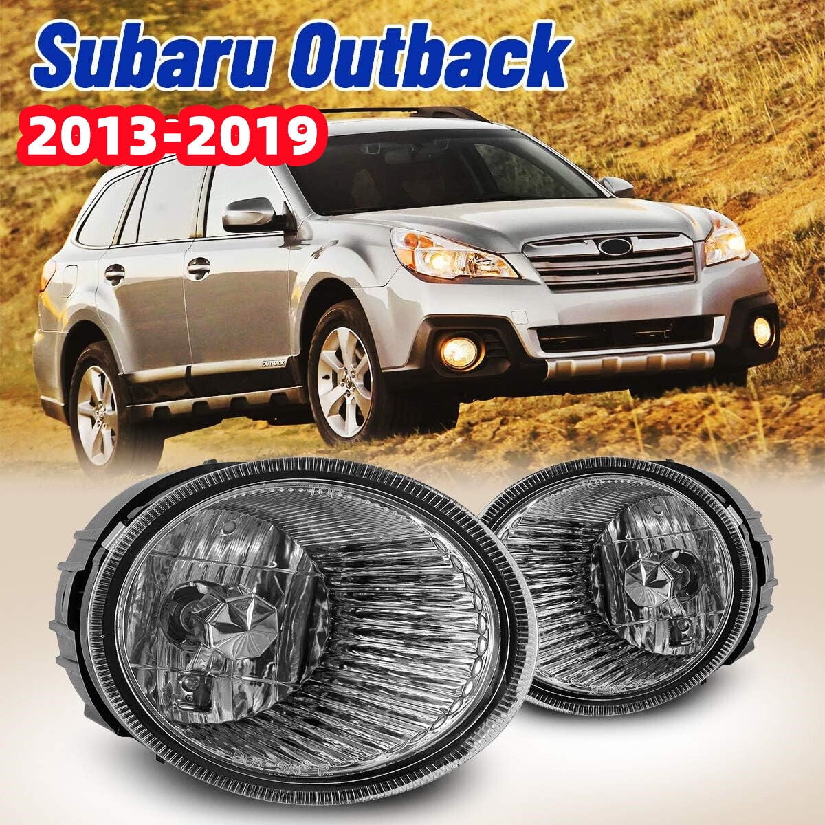 Fog Lights For 2013 2014 2015 2016 2017 2018 2019 Subaru Outback Bumper ...