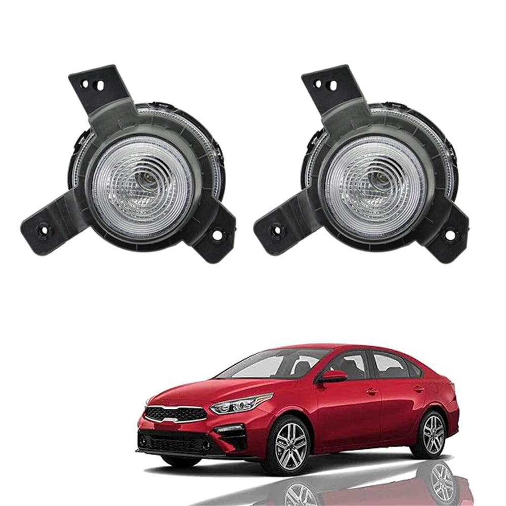 Fog Lights Lamps Assembly DRL Left Right Pair Side For Kia Forte 2019 ...