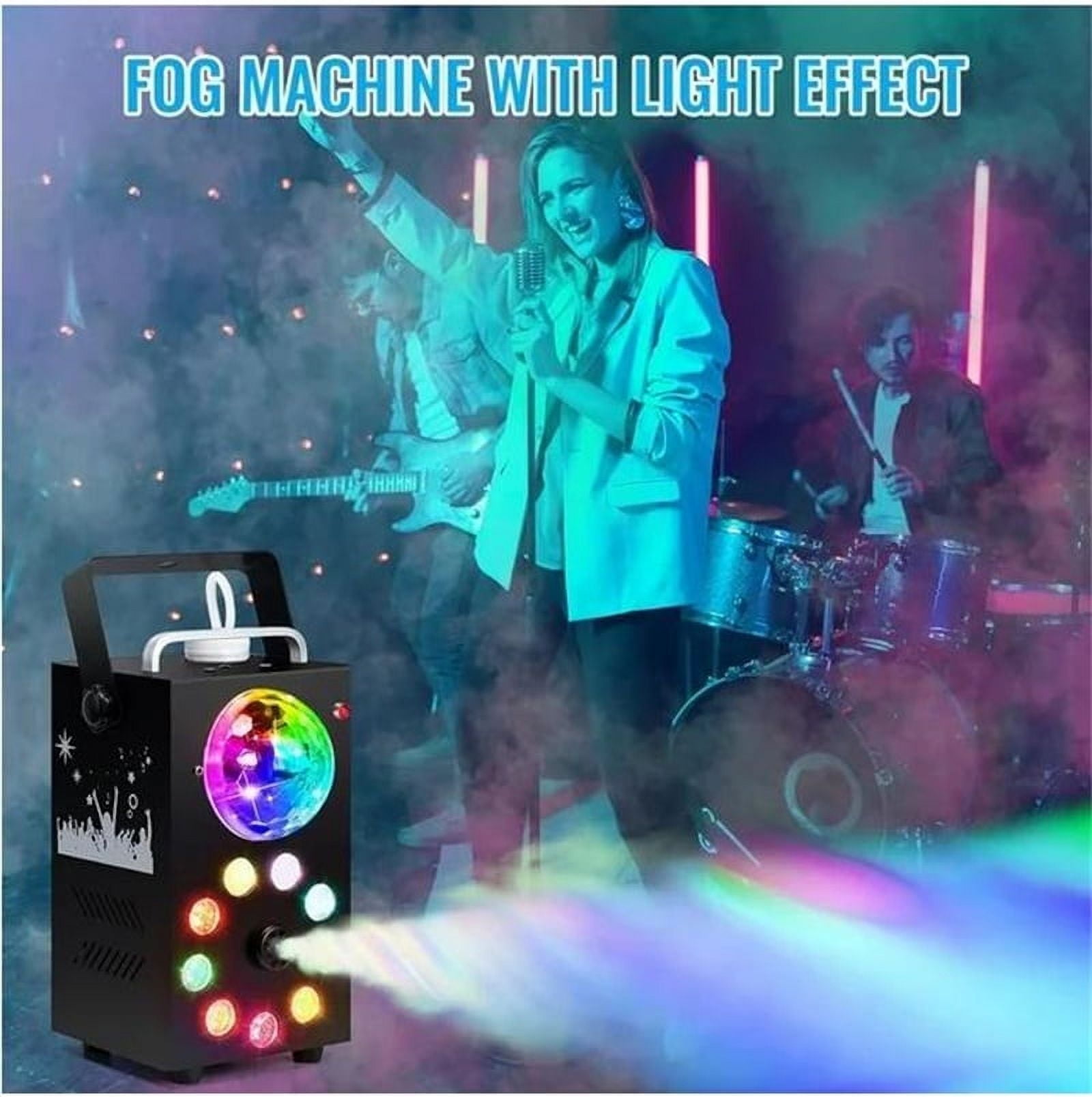 Fog Machine 3-in-1 Full Colour LED with 6 Single Colour Lamp Beads ...