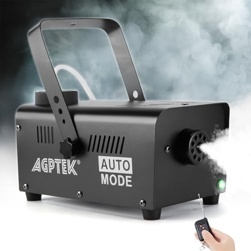 Fog Machine, 500W Smoke Machine with Wireless Remote & Automatic Spray ...