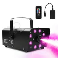 TCFUNDY 500W Continuous Fog Machine with LED RGB, Indoor Use, Liquid ...