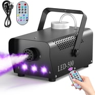TCFUNDY 500W Continuous Fog Machine with LED RGB, Indoor Use, Liquid ...