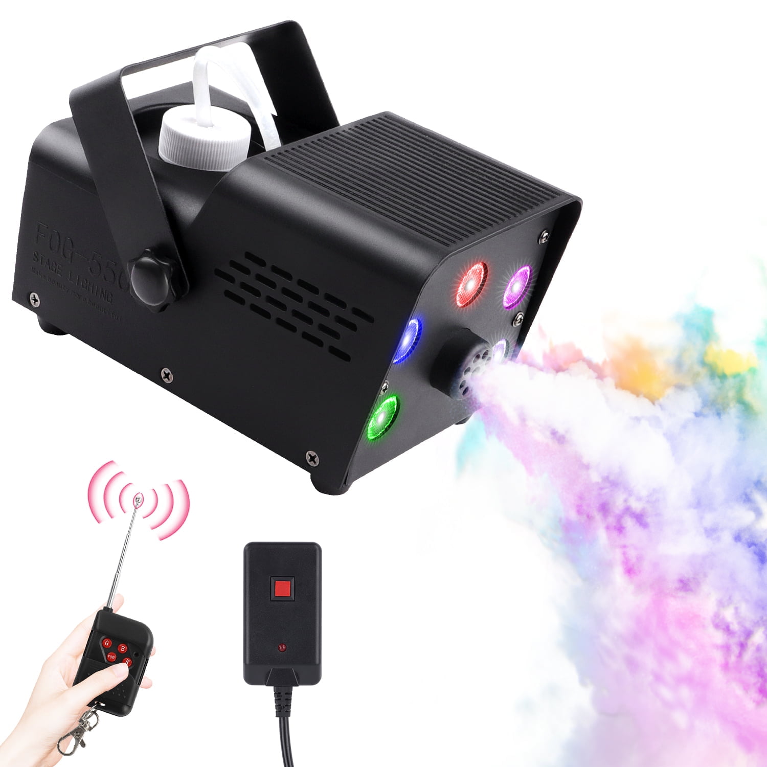 Fog Machine Smoke 700W 5 three-in-one RGB Light Beads Smoke Machine ...