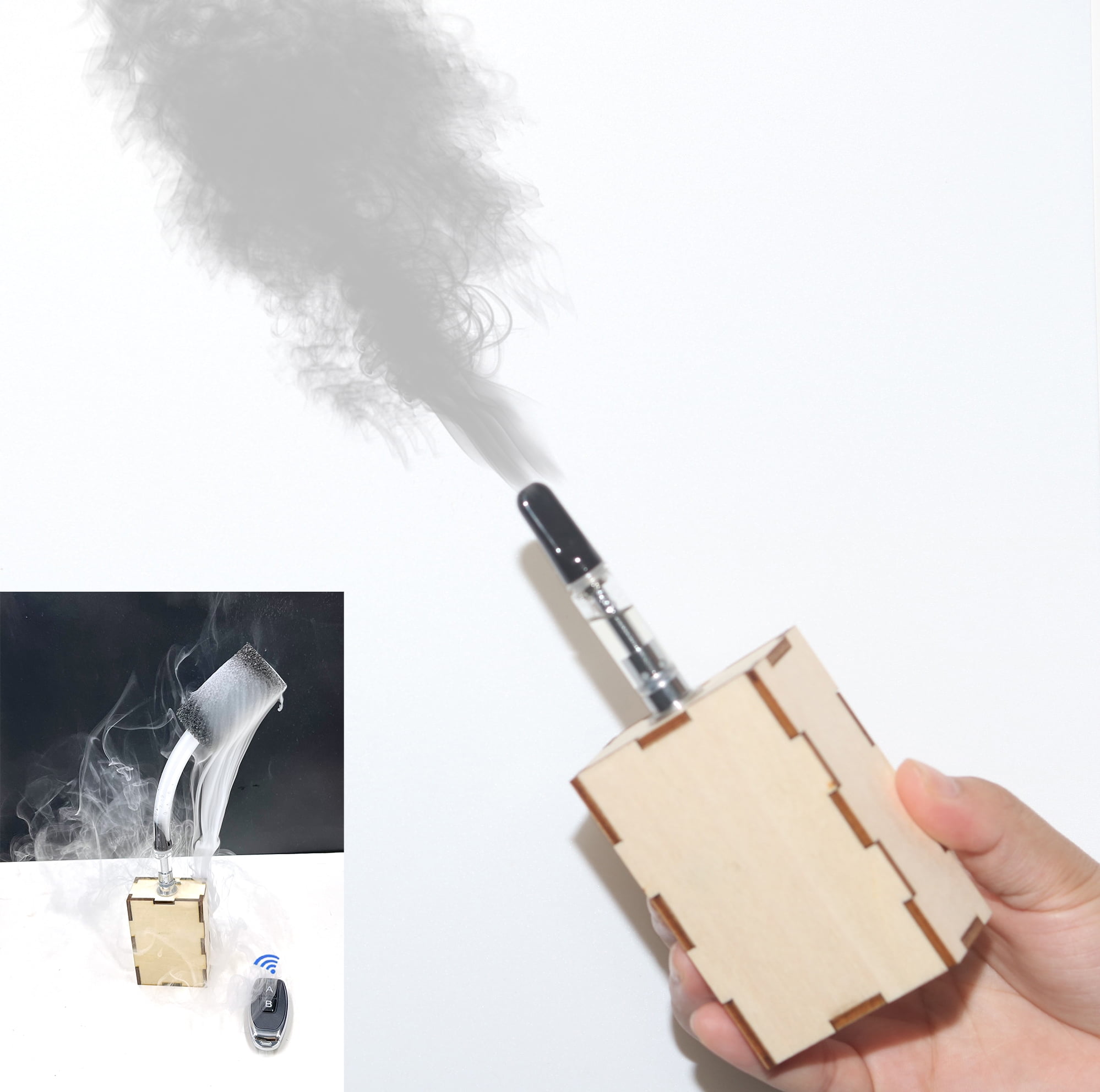 Fog Machine,Smoke Machine with Wireless Remote Control for Ourdoor ...