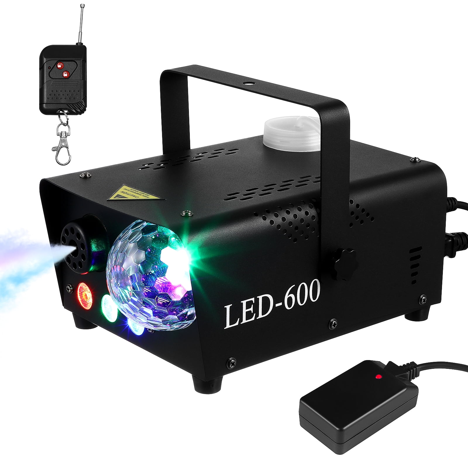 Fog Machine with Remote - 500W Haze Generator & RGB Lights for ...