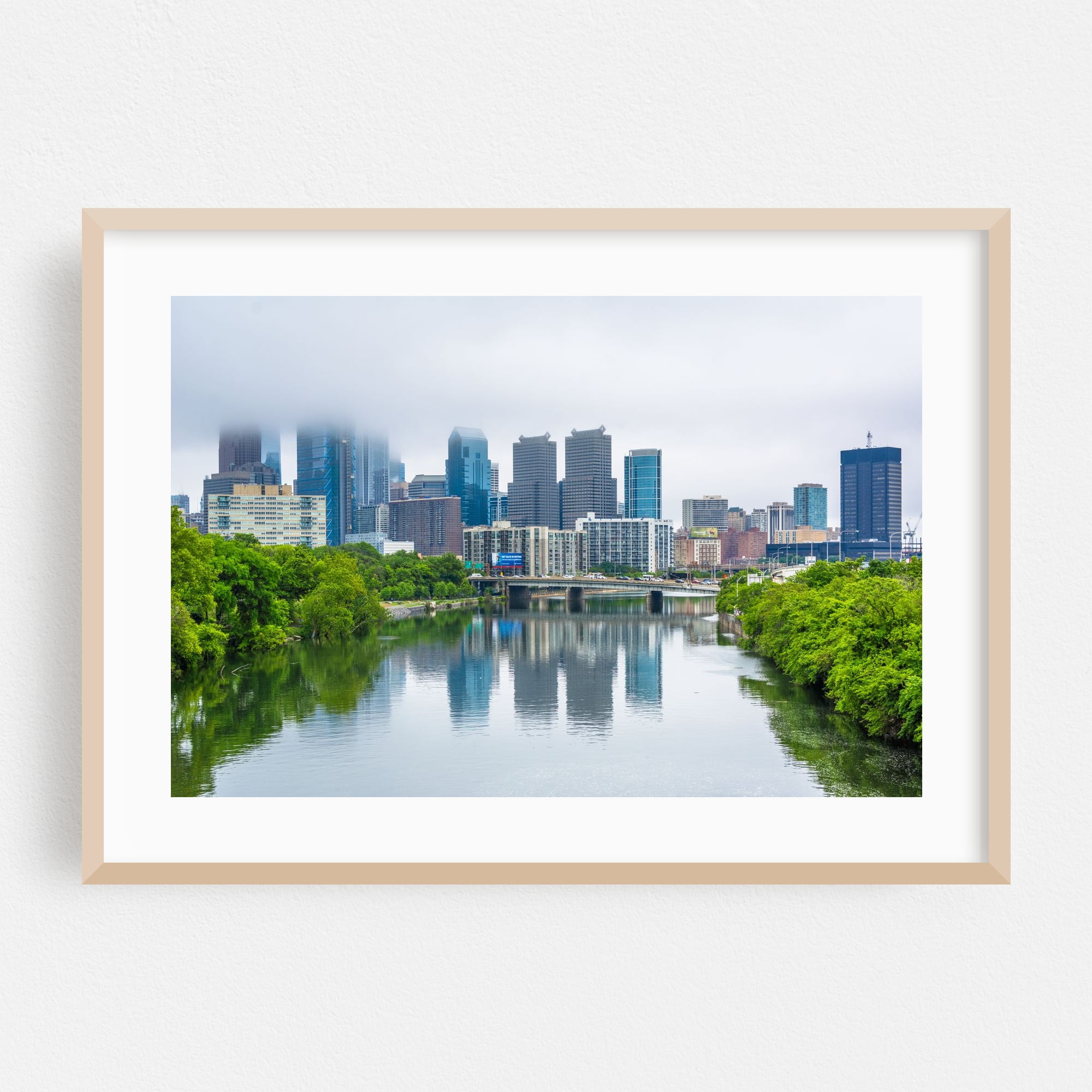 Fog over Philadelphia's Skyline - Philadelphia Pennsylvania Photography ...