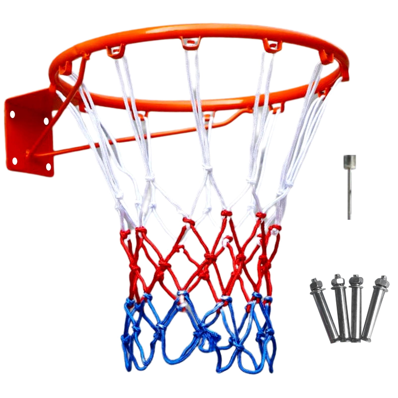Fogcroll 18" Thickened Steel Plate Basketball Hoop Wall Mounted ...