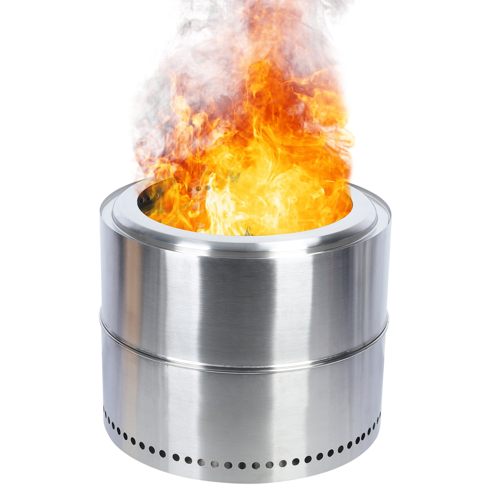 Fogcroll 19'' Smokeless Fire Pit Portable Outdoor Bonfire Pit Firepits ...