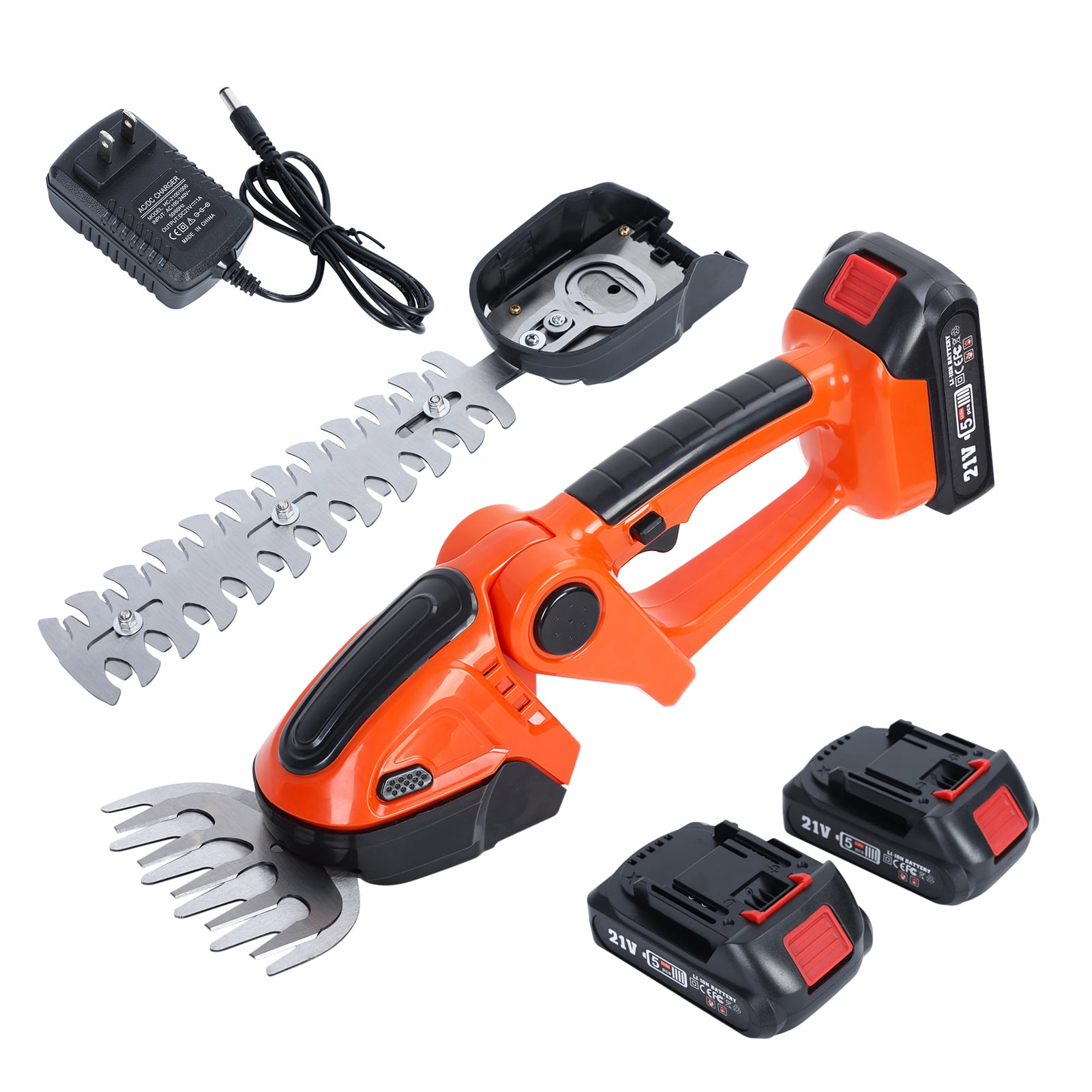 Fogcroll 2 in 1 Electric Hedge Trimmer Hedge Trimmer Cordless Mini ...