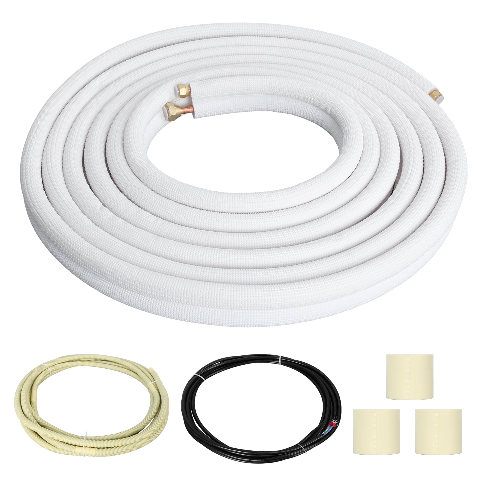 Fogcroll 25ft Mini Split Line Set Heat Pump System Tubing Replacement ...