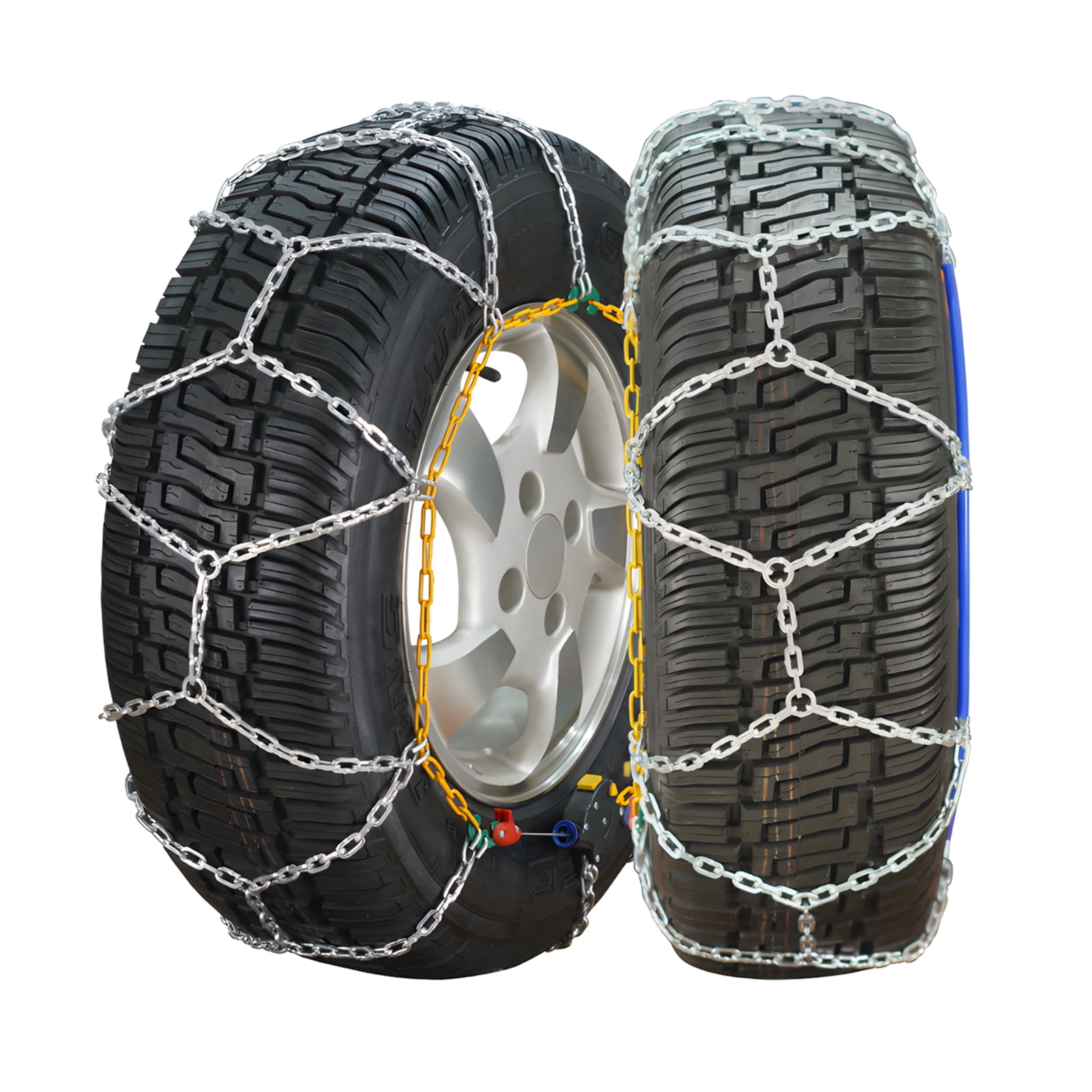 Fogcroll 2PCS Snow Tire Chains Portable Reusable Car Snow Chains ...