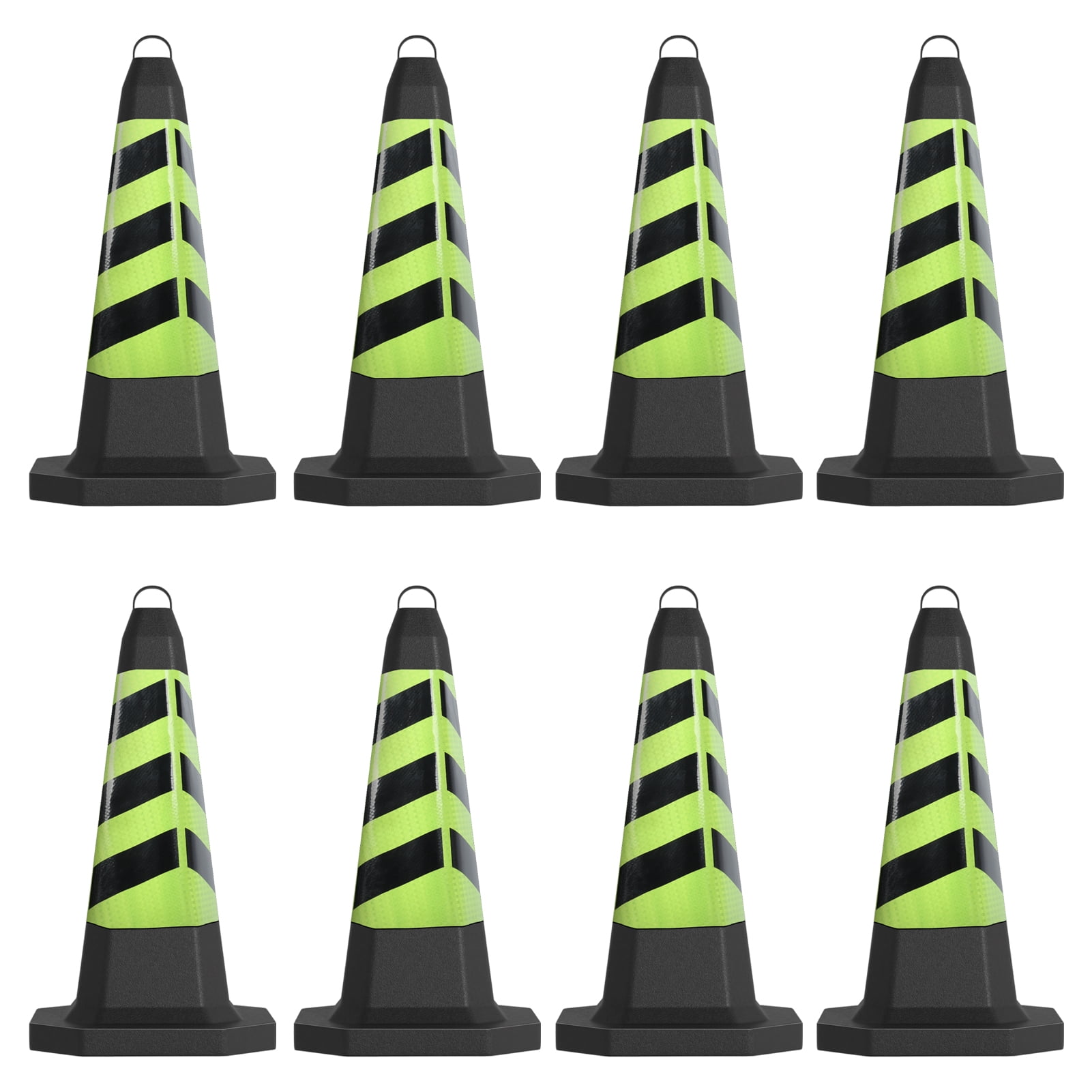 Fogcroll 8 PCS 28" Traffic Cone,Heavy Duty Pvc Traffic Safety Cone ...