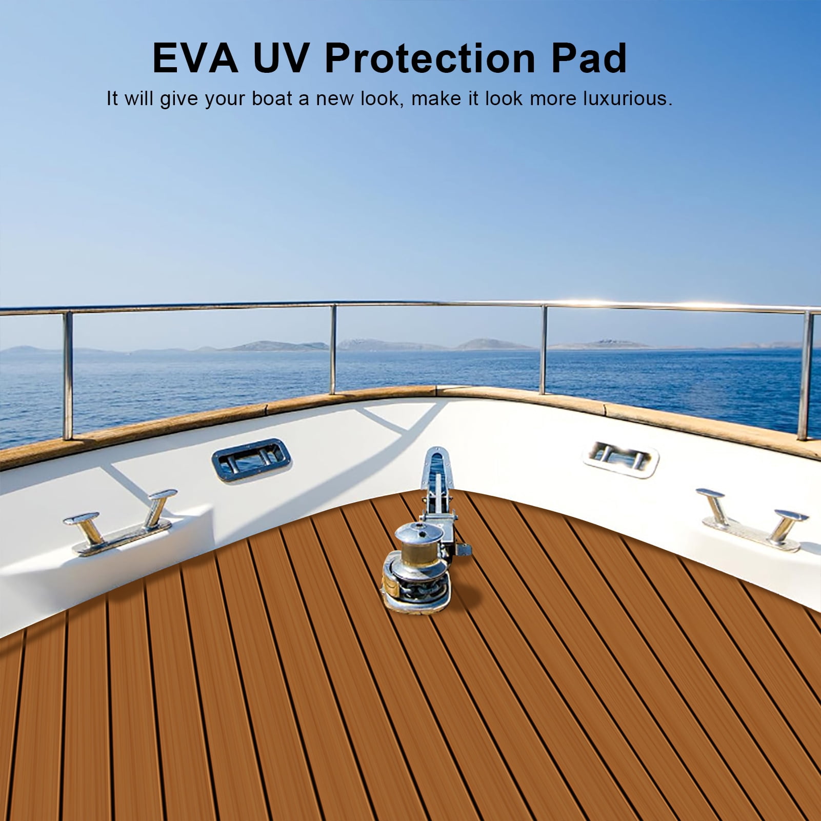 Fogcroll 94"x47" Boat Flooring EVA Foam Boat Decking Carpet Non slip ...