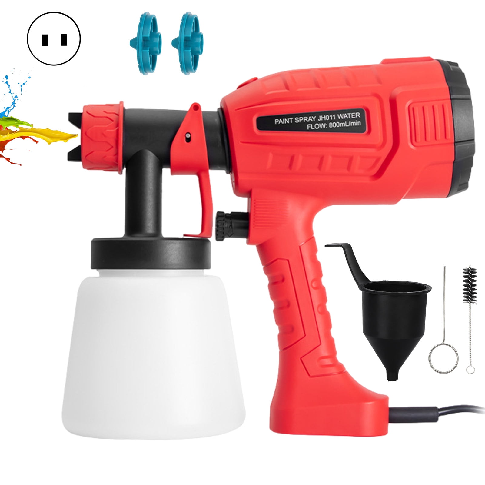 Fogcroll Adjustable Nozzle Electric Paint Sprayer, Paint Sprayer with ...