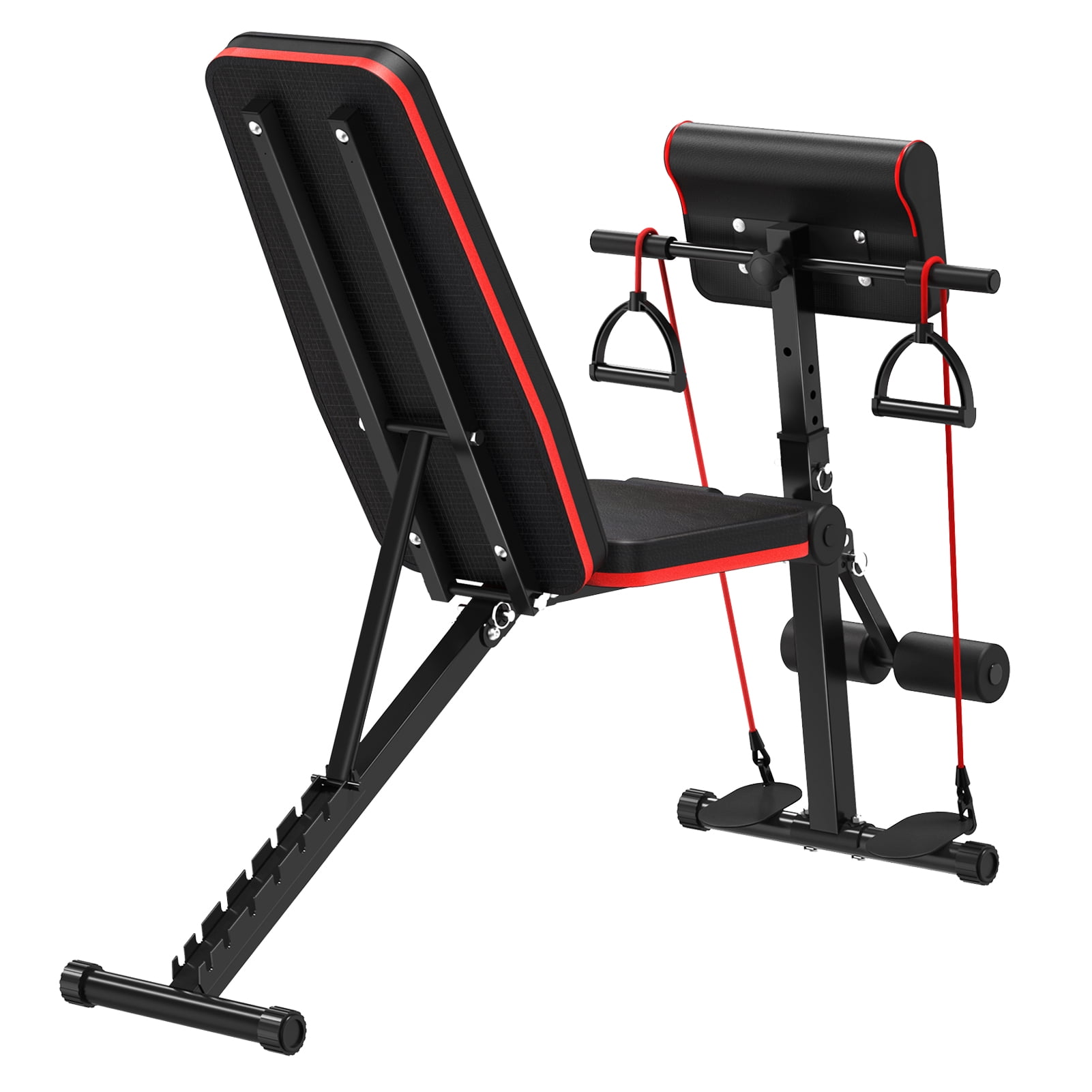 Fogcroll Adjustable Weight Bench for Full Body Workout Foldable Bench ...
