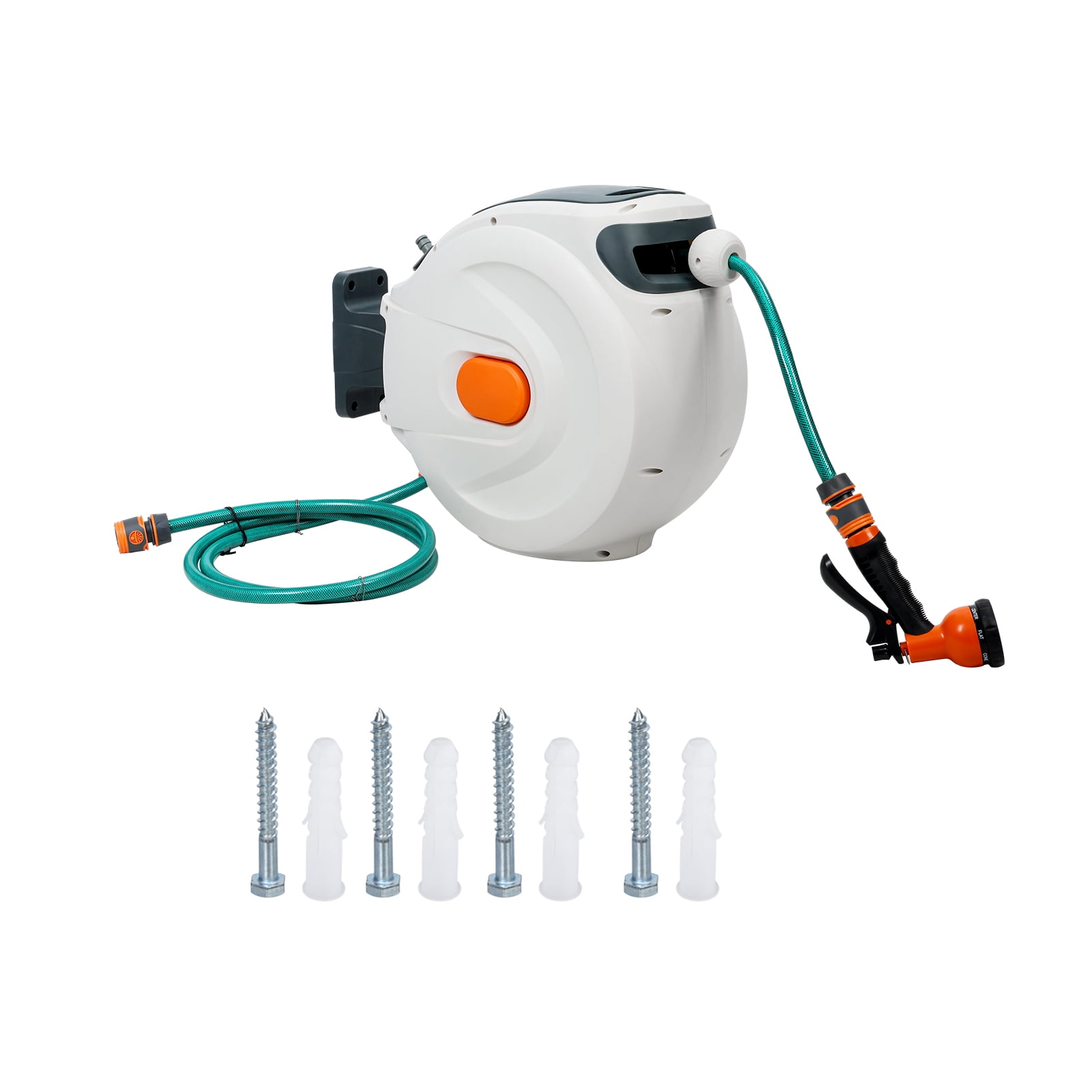 Fogcroll Automatic Hose Reel Retractable Wall Mounted Hose Reel with ...