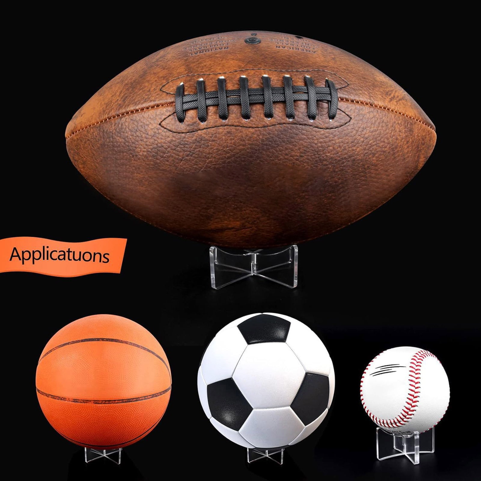 Fogcroll Basketball Stand Football Display Stand,Acrylic Simple and ...