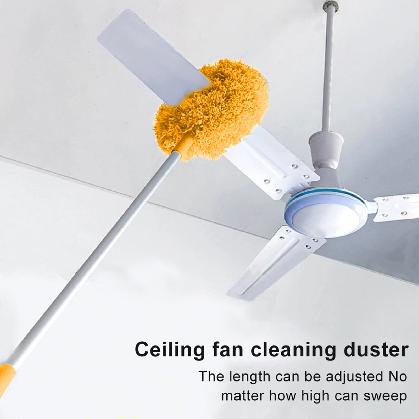 Fogcroll Ceiling Fan Cleaner Duster Reusable Microfiber Ceiling Fan ...