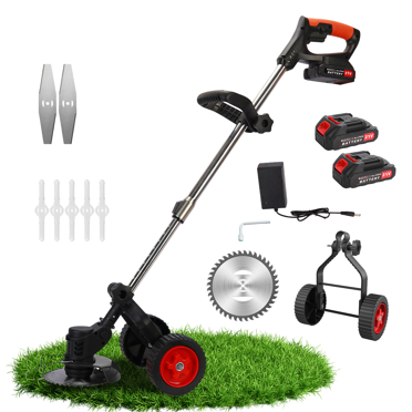 Paddsun Weed Wacker Grass Trimmer, 24V Cordless Weedeater Lightweight ...