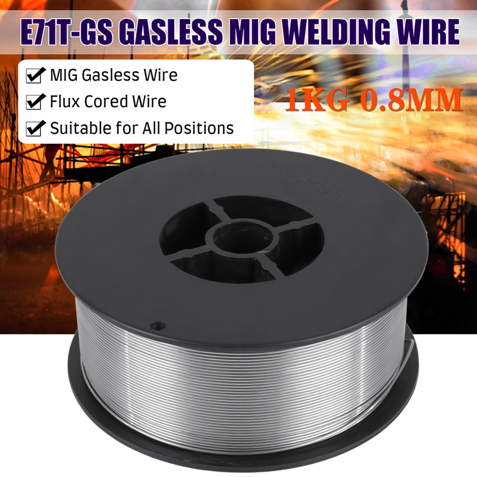 Fogcroll Flux Core Welder Welding Wire Self-Shielded Carbon Steel ...