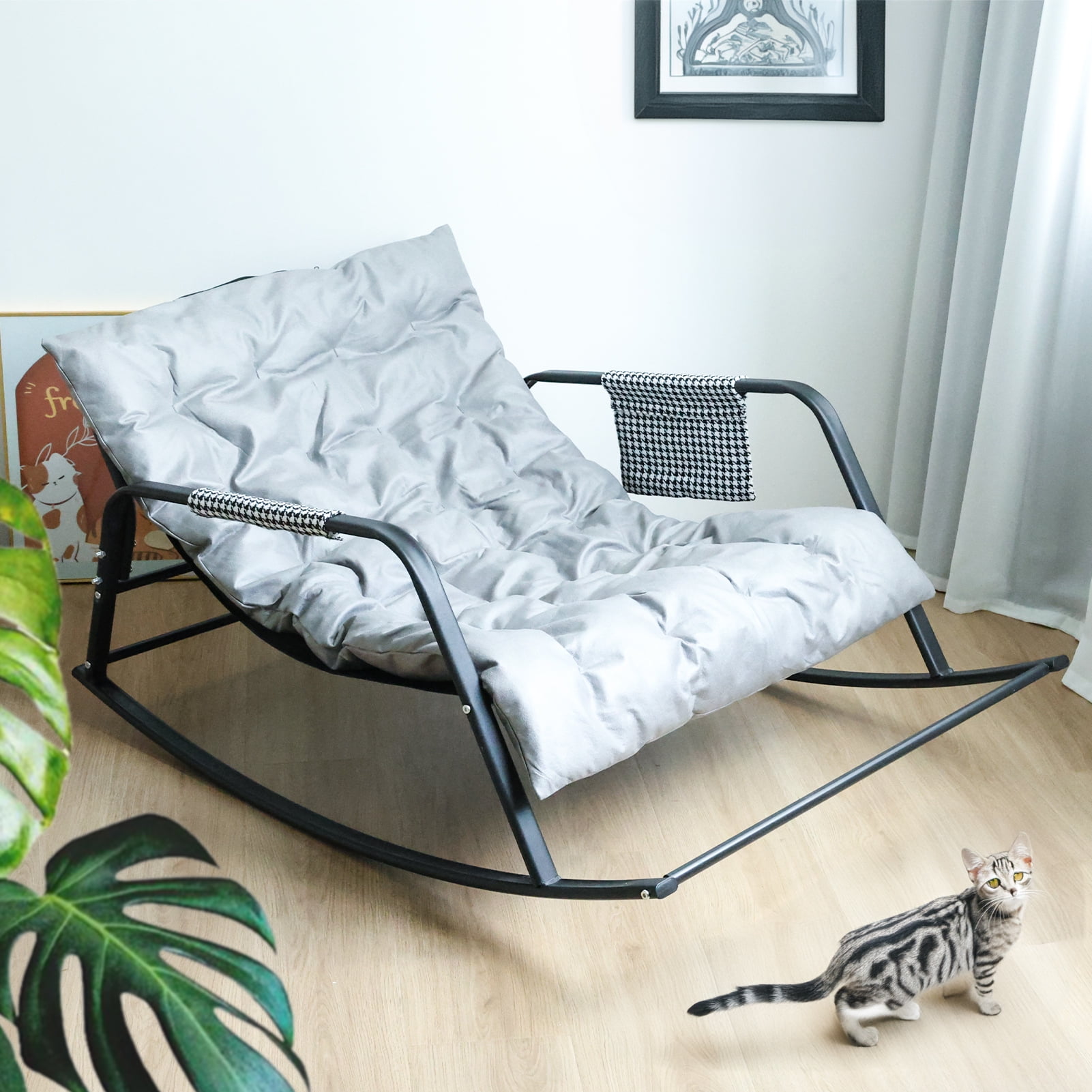 Fogcroll Giant Indoor Outdoor Patio Rocking Chair Indoor Recliner Wide ...