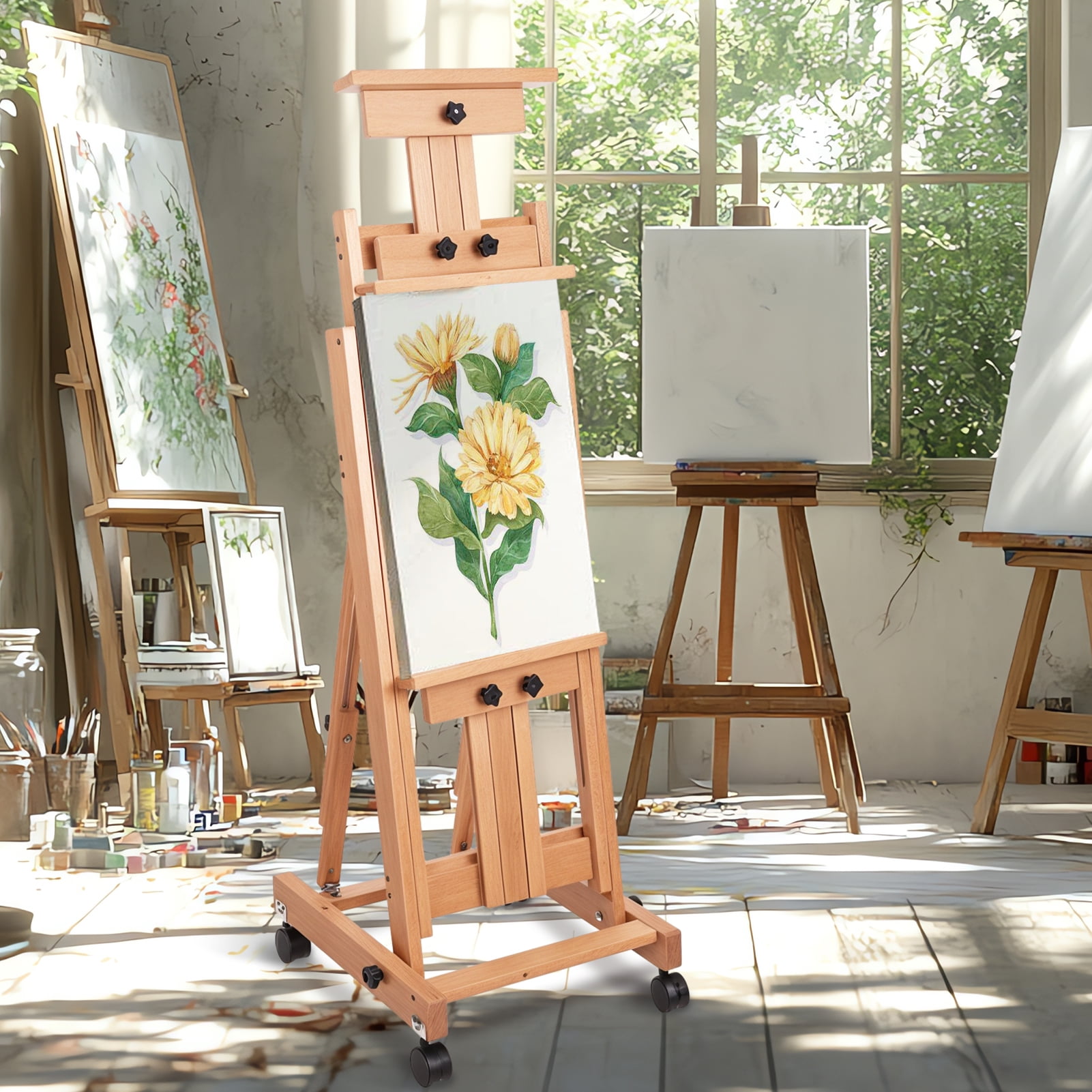 Fogcroll H Frame Easel Painting Easel Height Adjustable Painting Canvas ...