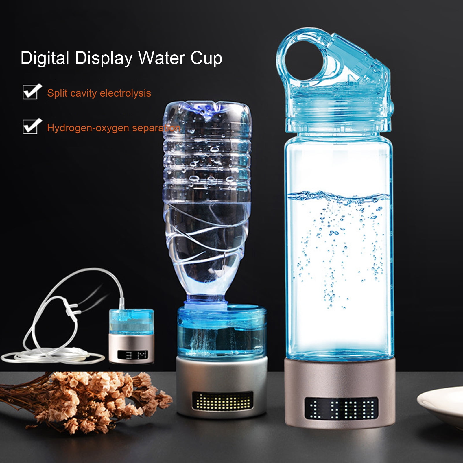 Fogcroll Hydrogen Water Bottle, Portable Hydrogen Water Generator ...
