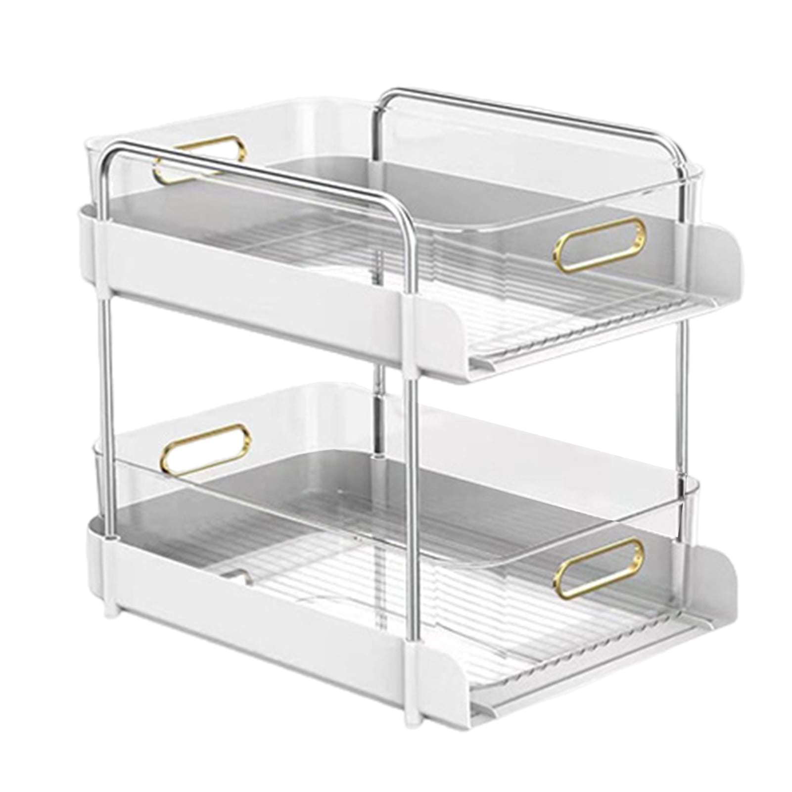 Fogcroll Kitchen Cabinet Sliding Basket Drawer Organizer Pull out Under ...