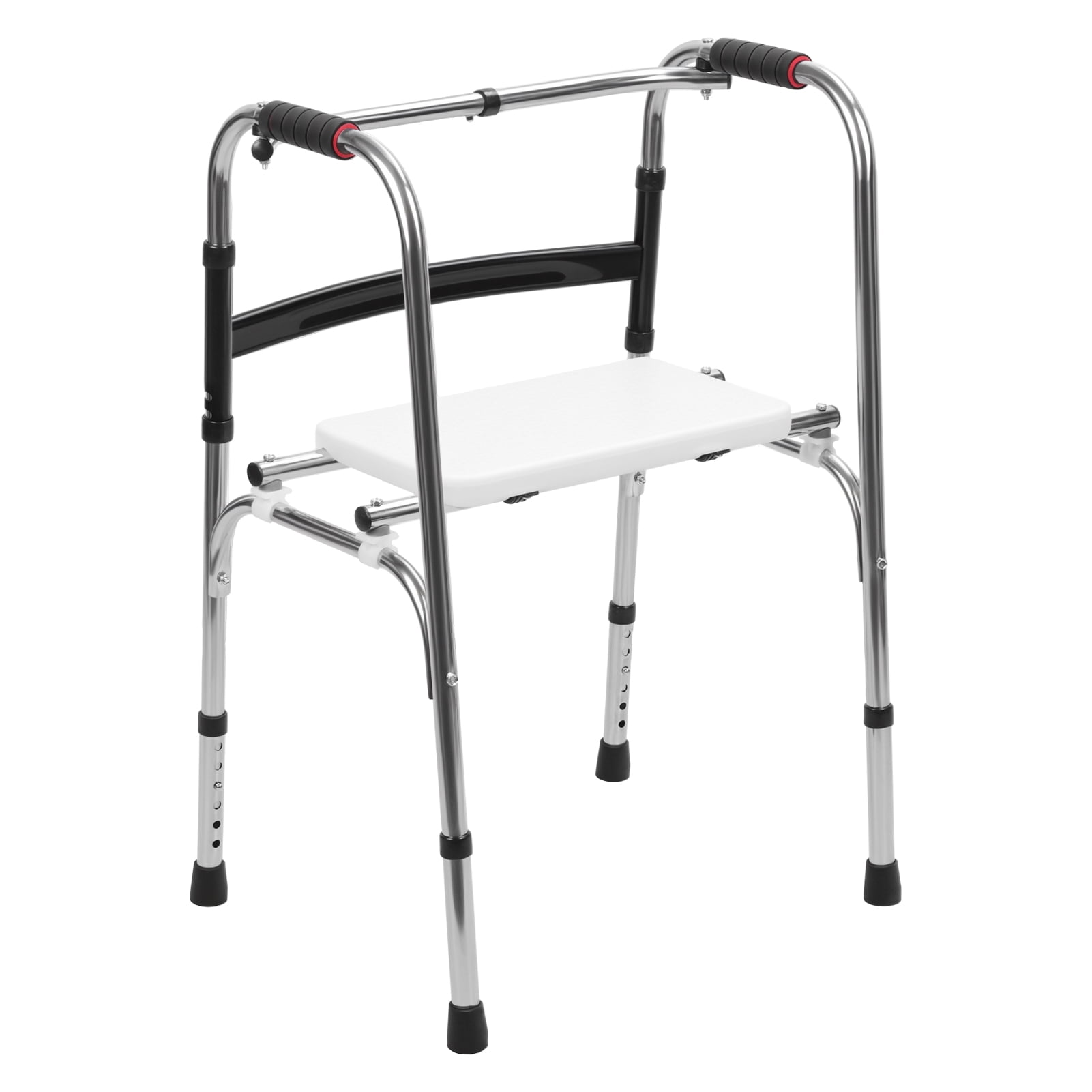 Fogcroll Lightweight Folding Walkers for Seniors Walker Tray Senior ...