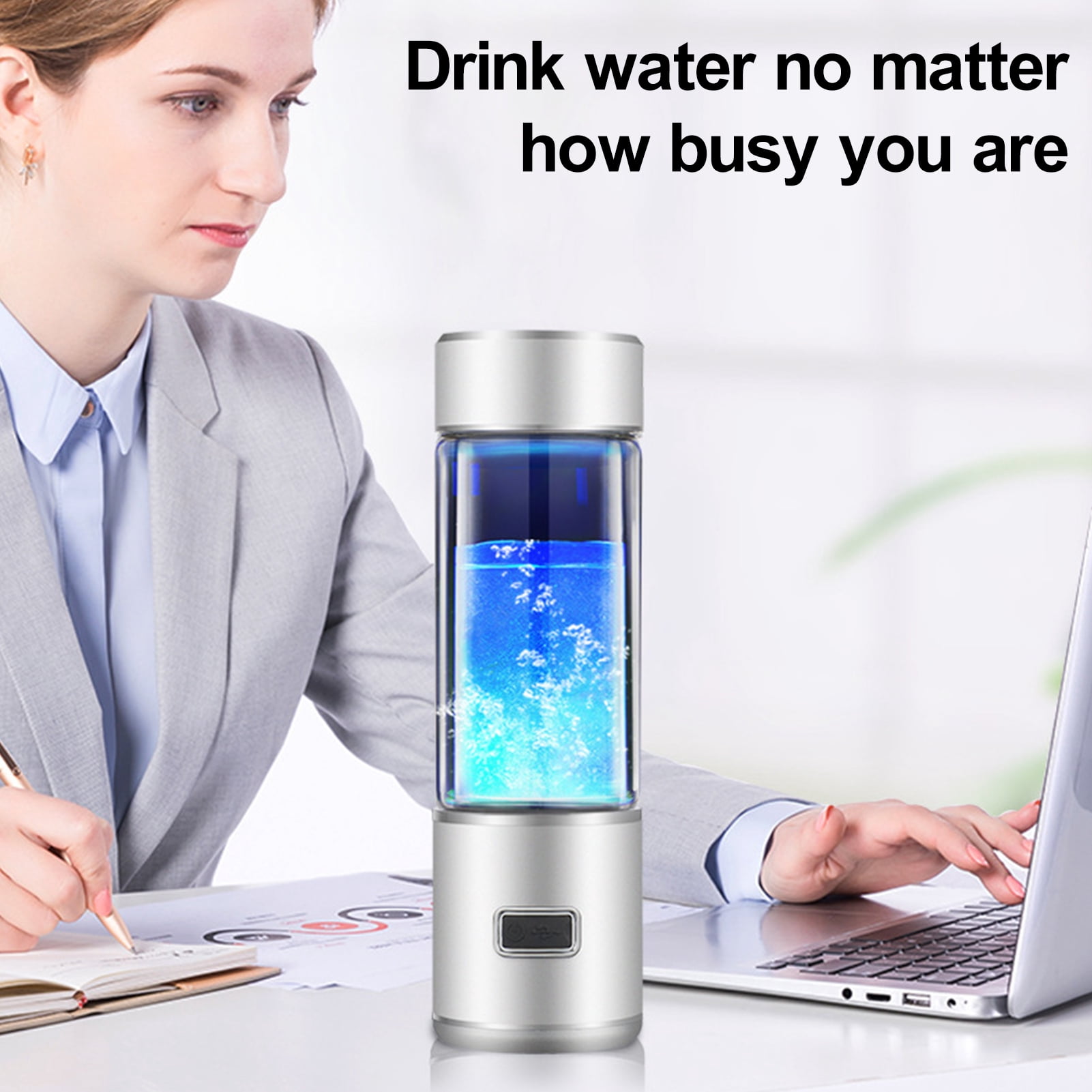 Fogcroll Newest Hydrogen Water Bottle, Hydrogen Water Bottle Generator ...