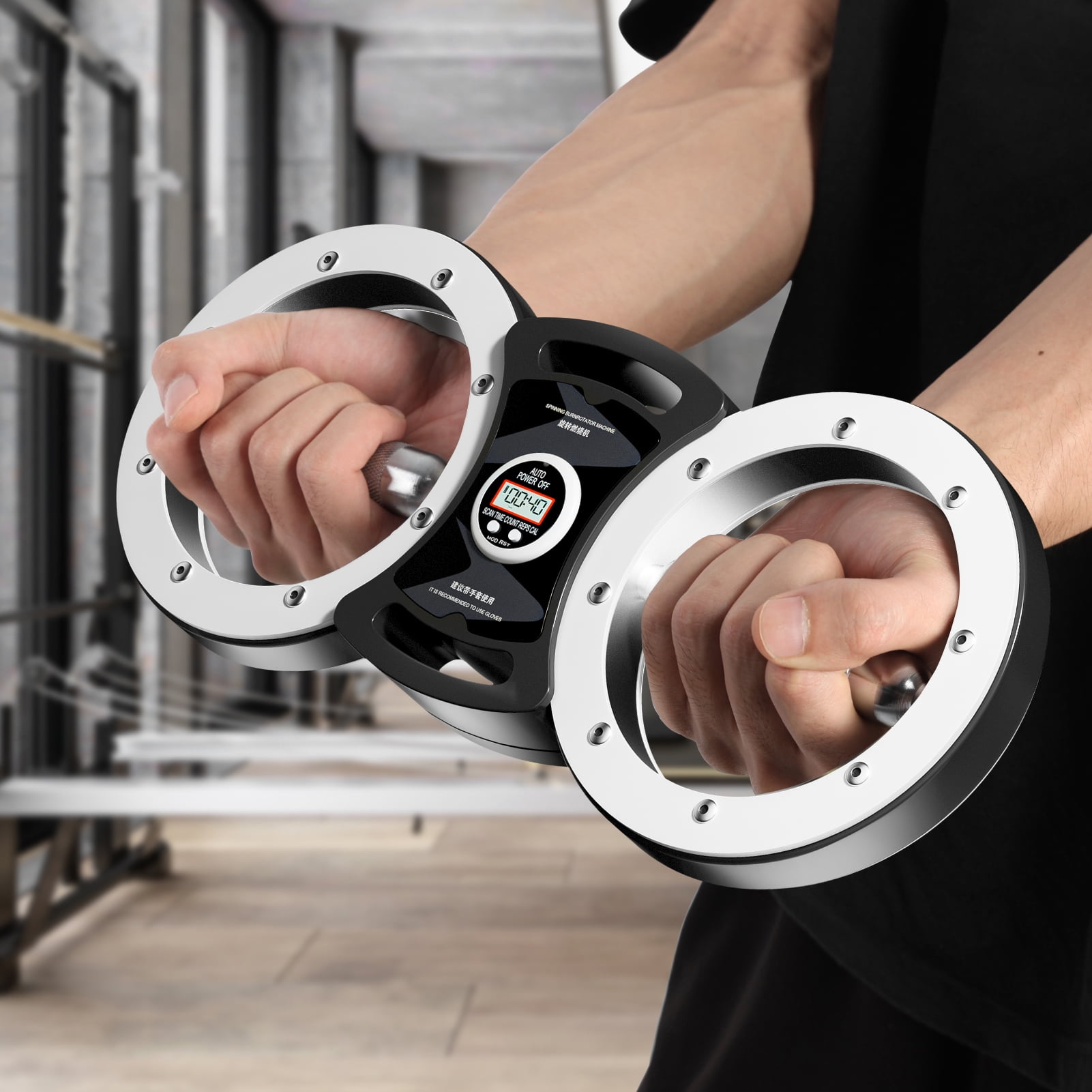 Fogcroll Rotator Machine, Arm Workout Equipment with LED Display, 8 ...