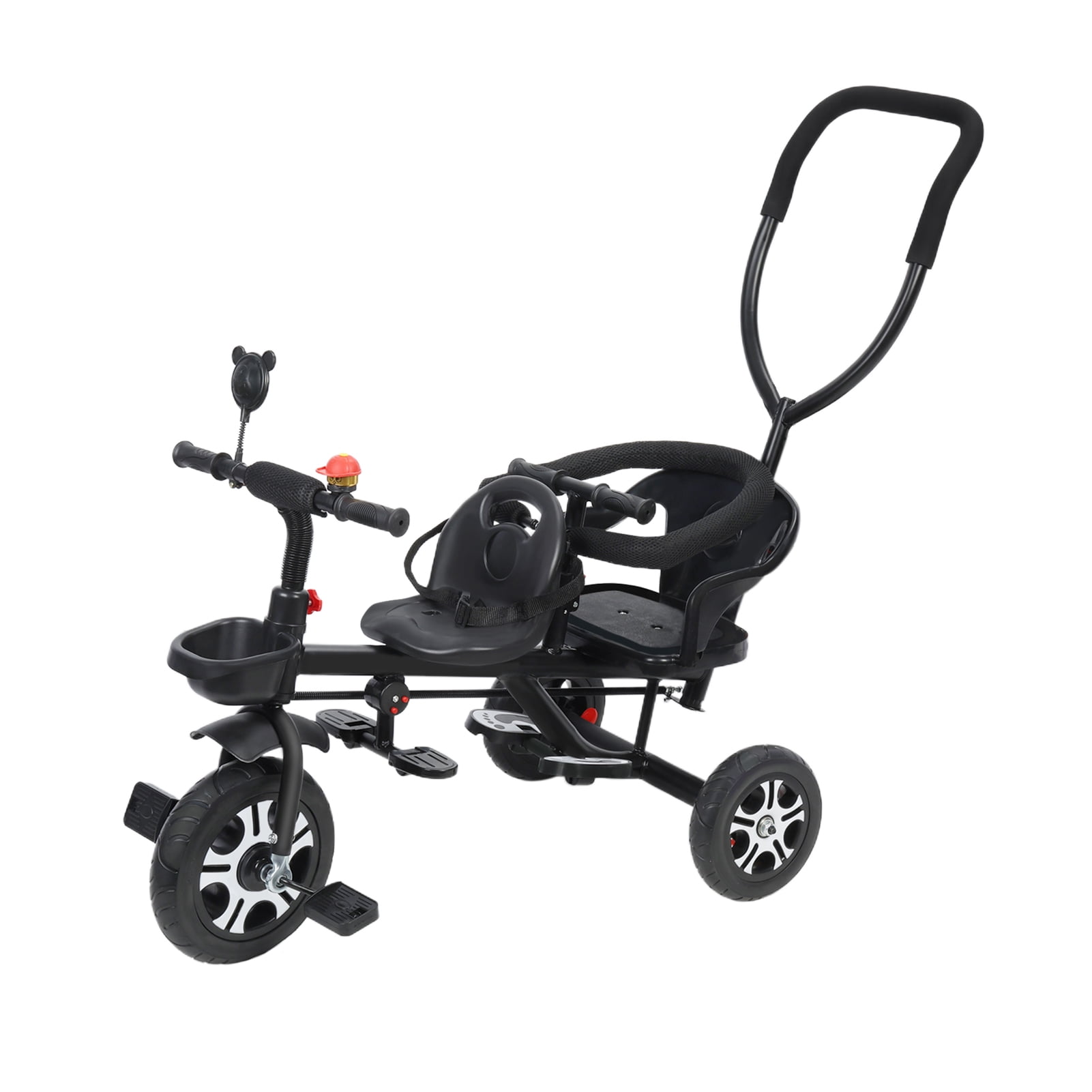 Fogcroll Tandem Tricycle with Double Seat and Storage Basket Double ...
