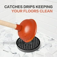 Blue Donuts Decorative Toilet Plunger Set with Easy Storage Holder for ...