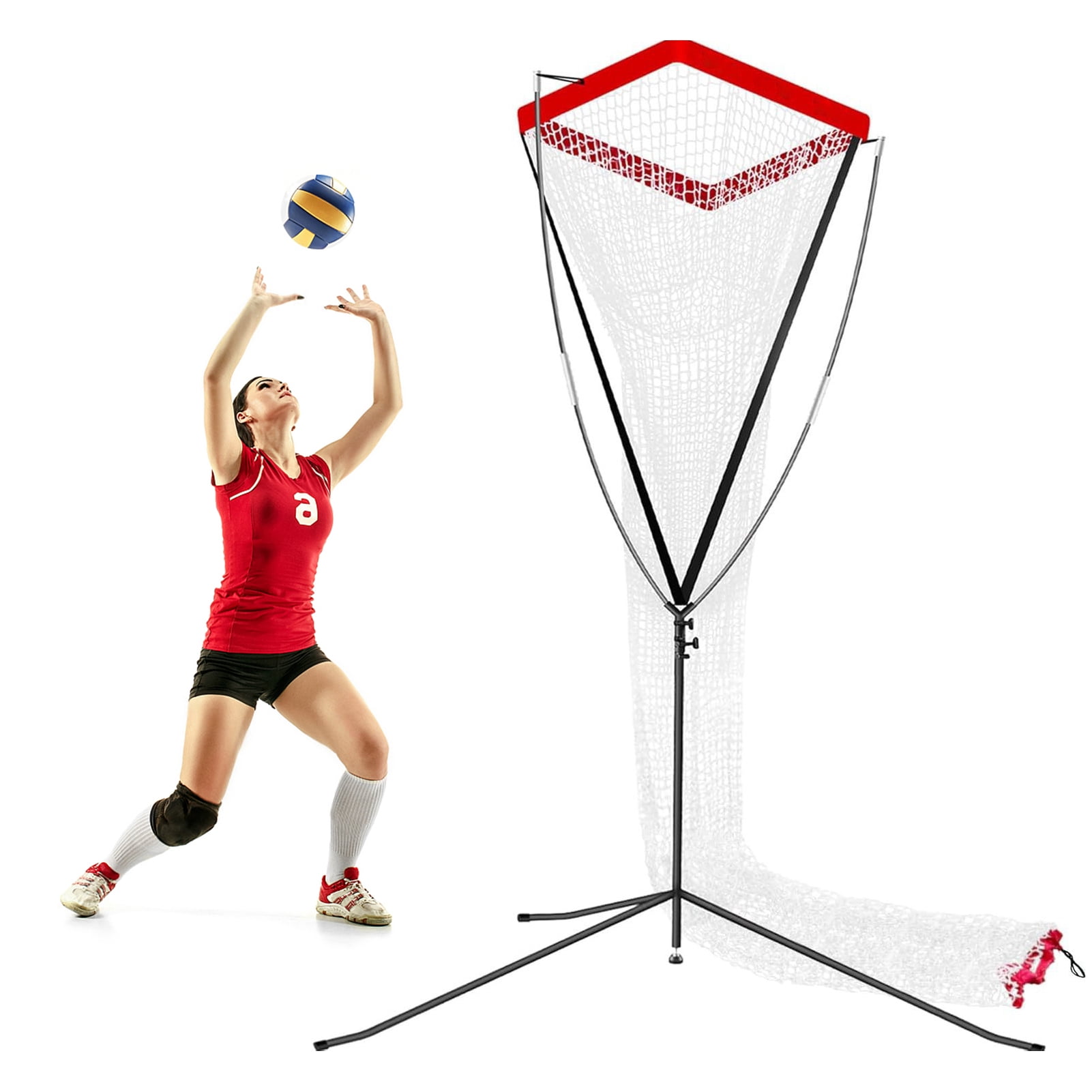 Fogcroll Volleyball Setter Trainer Net Outdoor Portable Volleyball Net ...