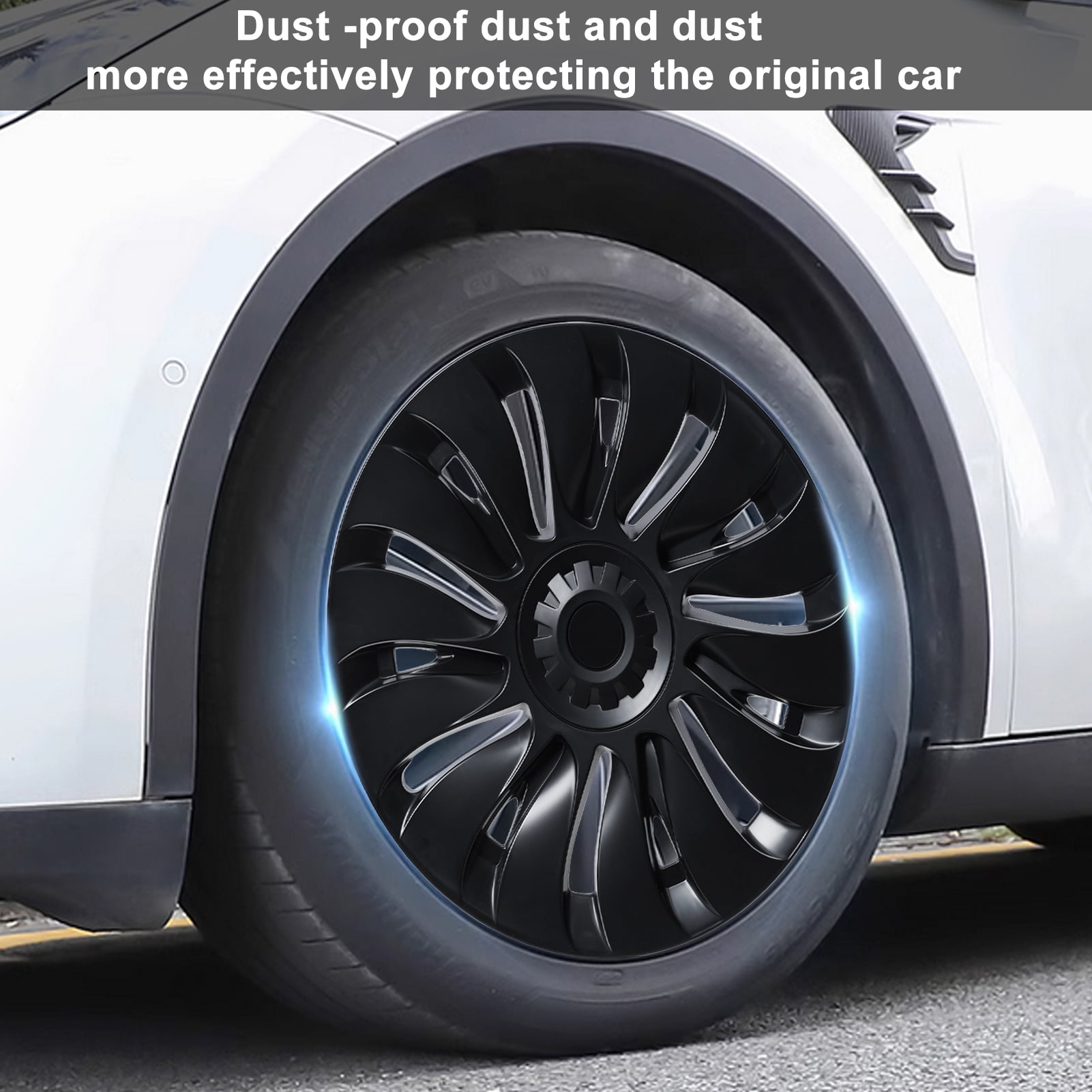 Fogcroll Wheel Cover Hubcaps 19 Inch, Hub Cap Replacement Wheel Covers ...