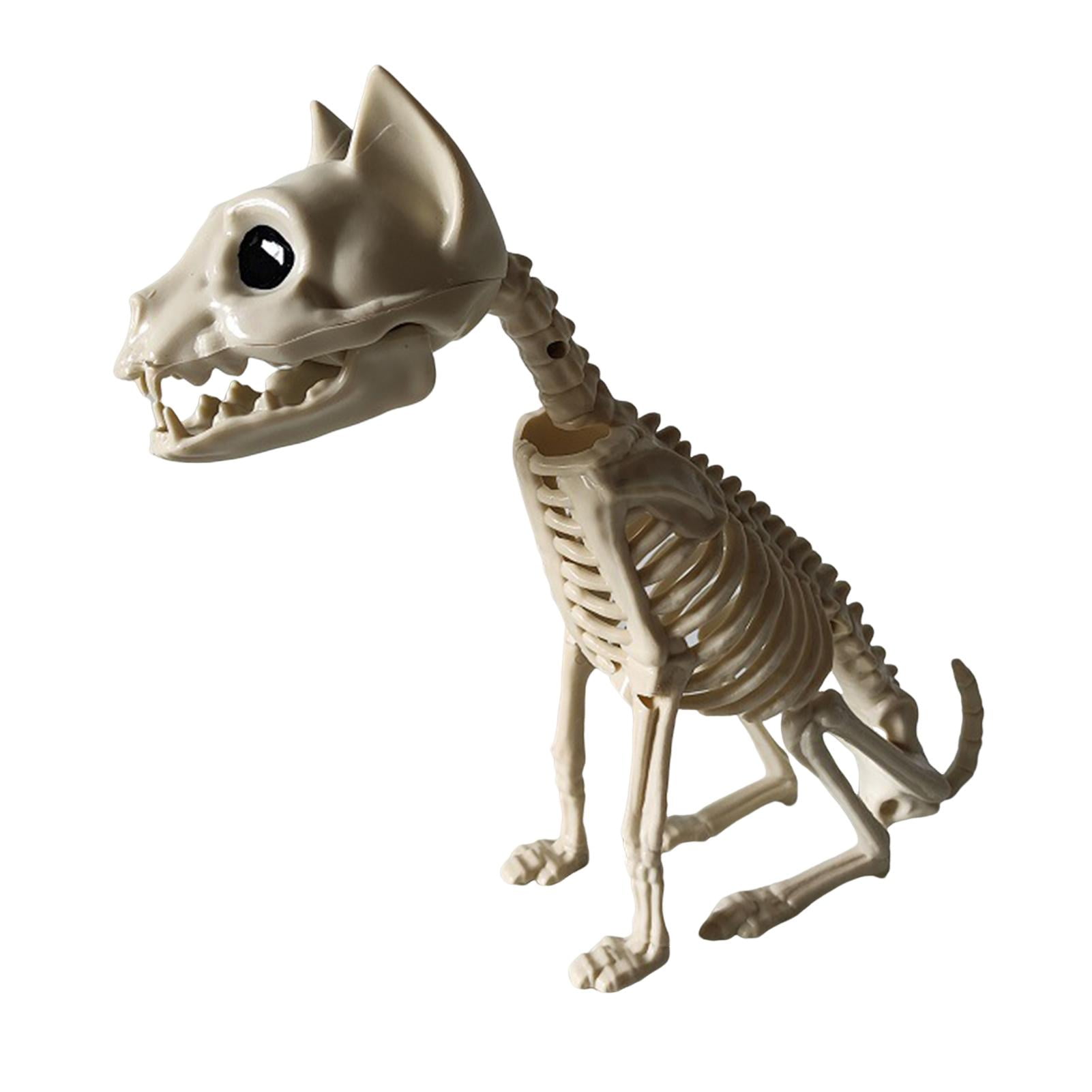 Fogcroll halloween skeleton Halloween Poseable Dog Skeleton Decoration ...