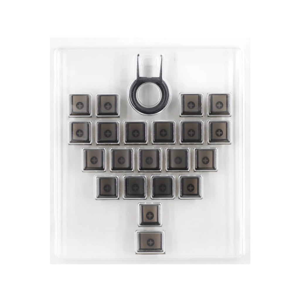 Fogged Themed Transparents Keycap Collection 21Keys Ergonomic Layout ...