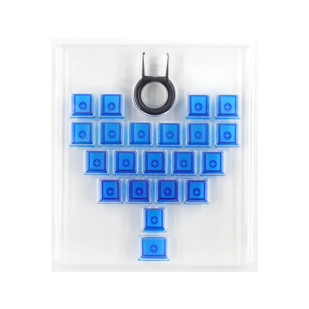 Fogged Themed Transparents Keycap Collection 21Keys Ergonomic Layout ...