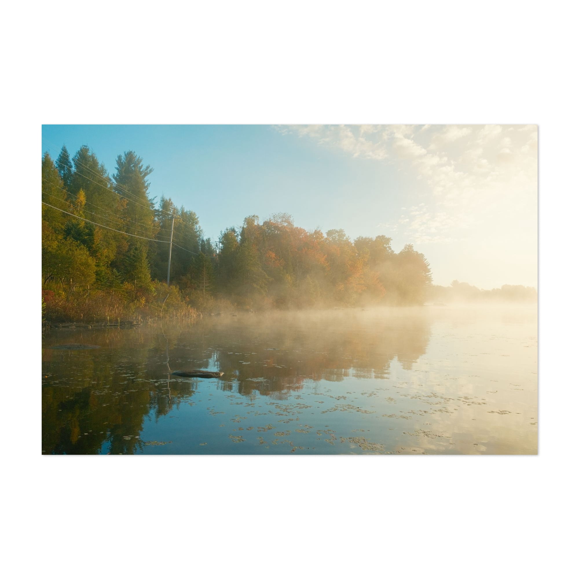 Foggy Autumn Morning, Cranberry Lake - Cranberry Lake New York ...